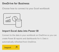 Importing and connecting OneDrive files to Power BI