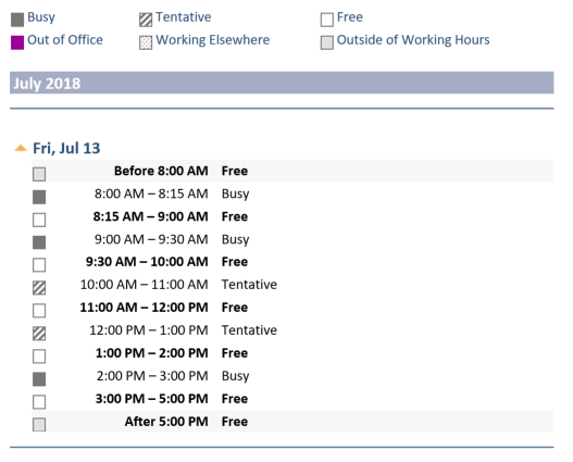 Putting an end to calendar tag