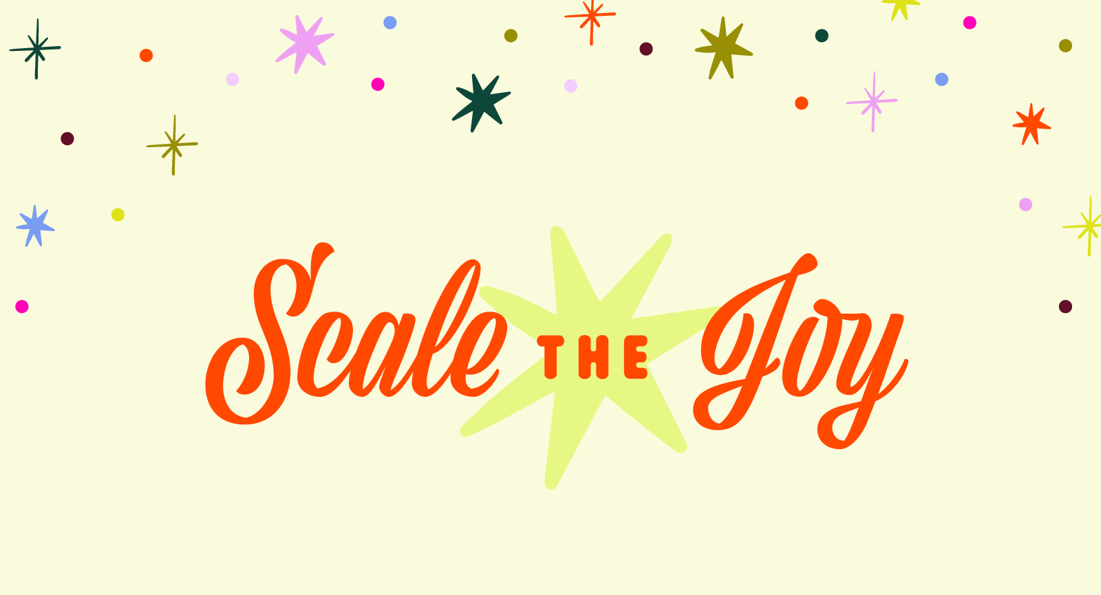 Scale the Joy | BrainStorm Holiday Giving Campaign